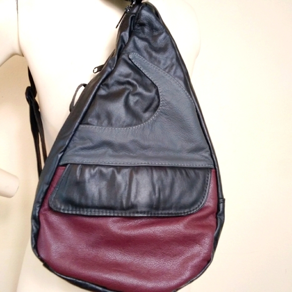 Ace | Bags | Ace Leather Travel Mate Backpack Usa Made Tricolor | Poshmark